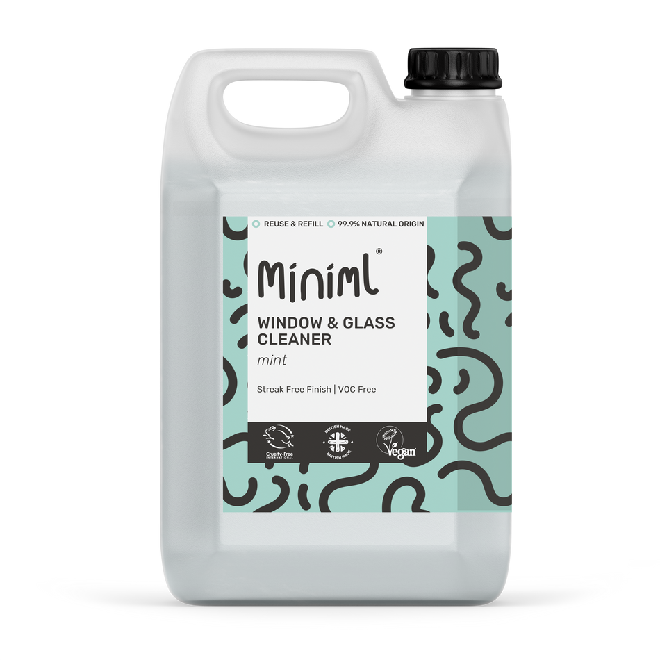 Non-Toxic Glass Cleaner - Mint - 5L Refill – Miniml