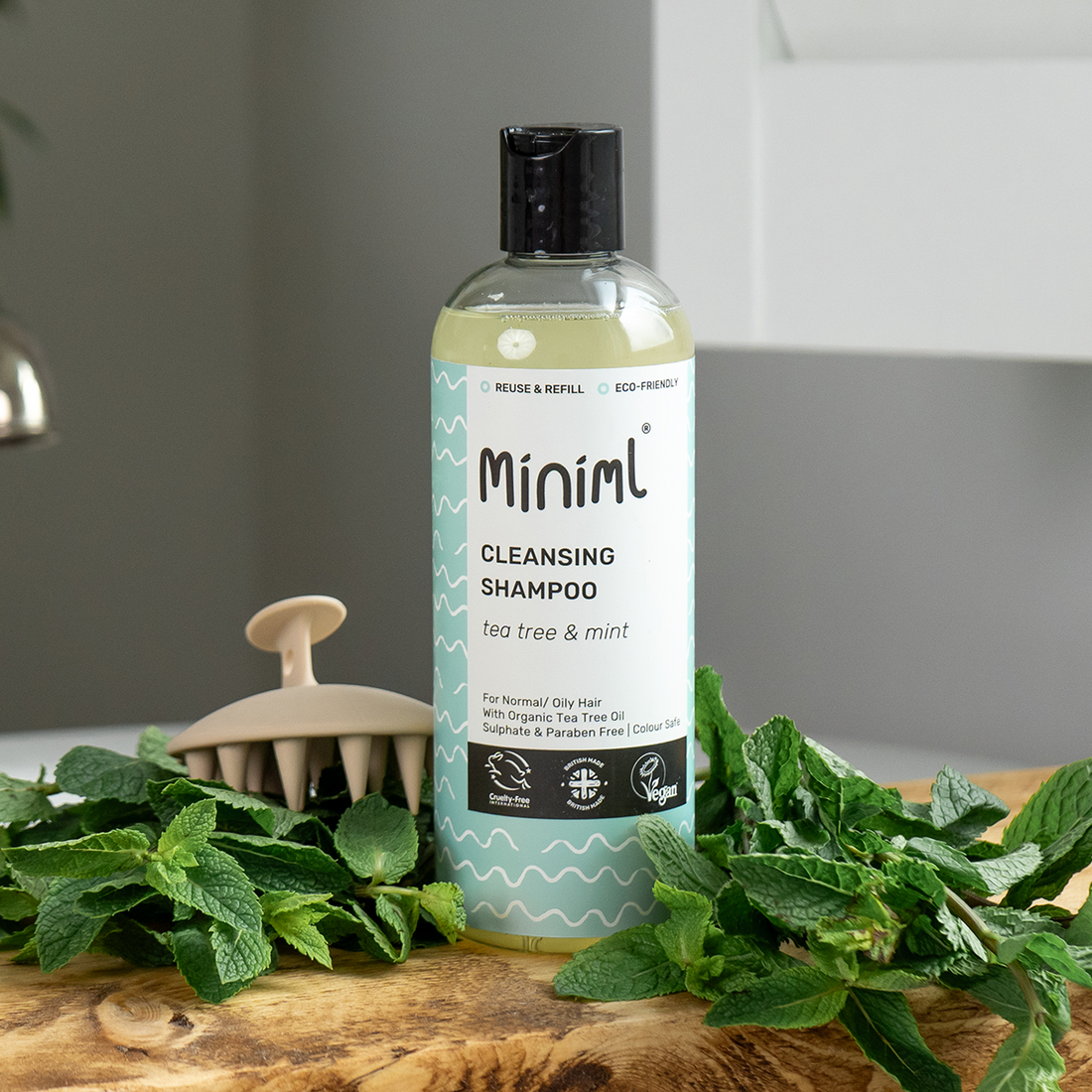 Refillable Hair Shampoo - Tea Tree & Mint – Miniml