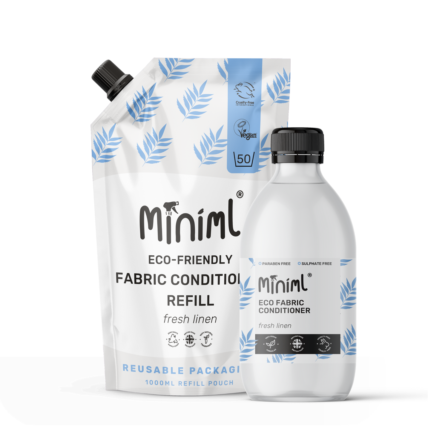 Fabric Conditioner - Fresh Linen - Starter Kit – Miniml