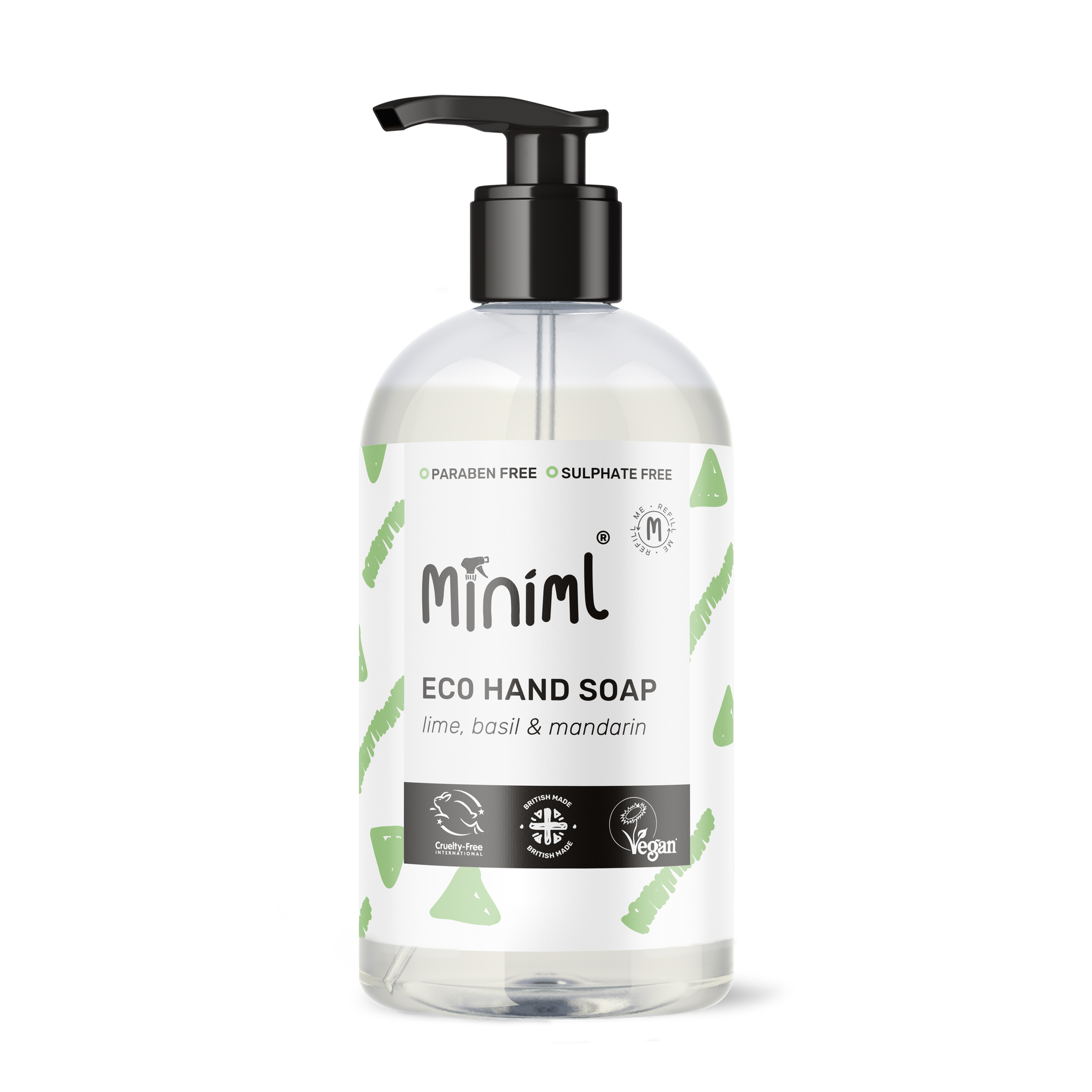 Refillable Hand Soap - Limen, Basil & Mandarin – Miniml
