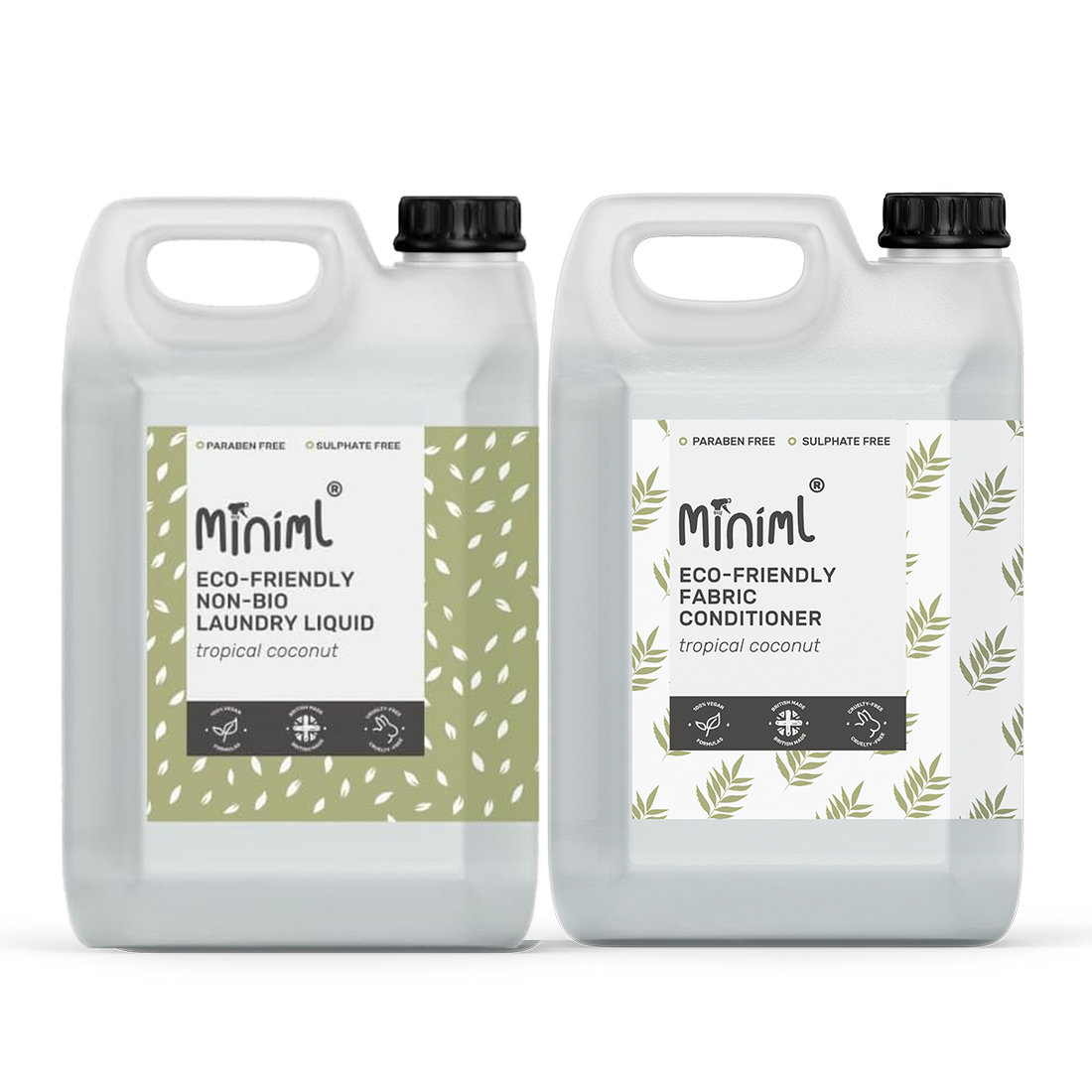 Tropical Coconut Laundry 5L Refill Bundle | Eco-Friendly Set – Miniml