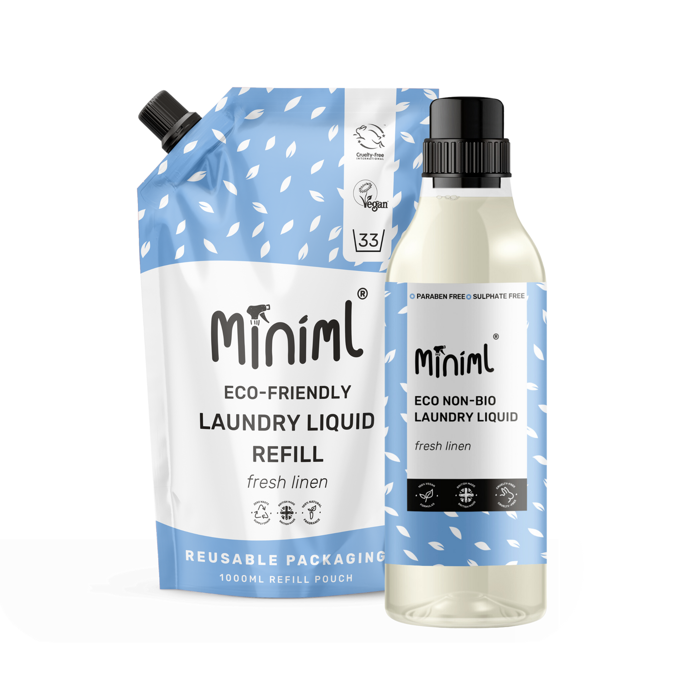Refillable Non-Toxic Cleaning | Miniml