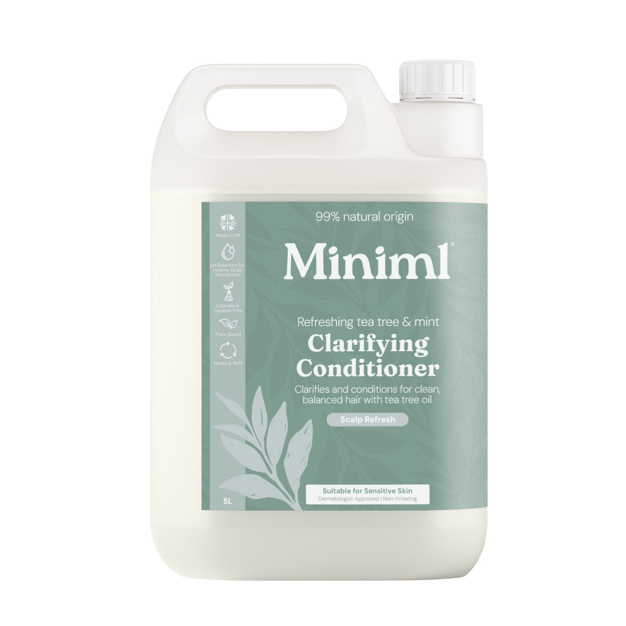 Clarifying Conditioner - Refreshing Tea Tree + Mint - Bulk Refill – Miniml